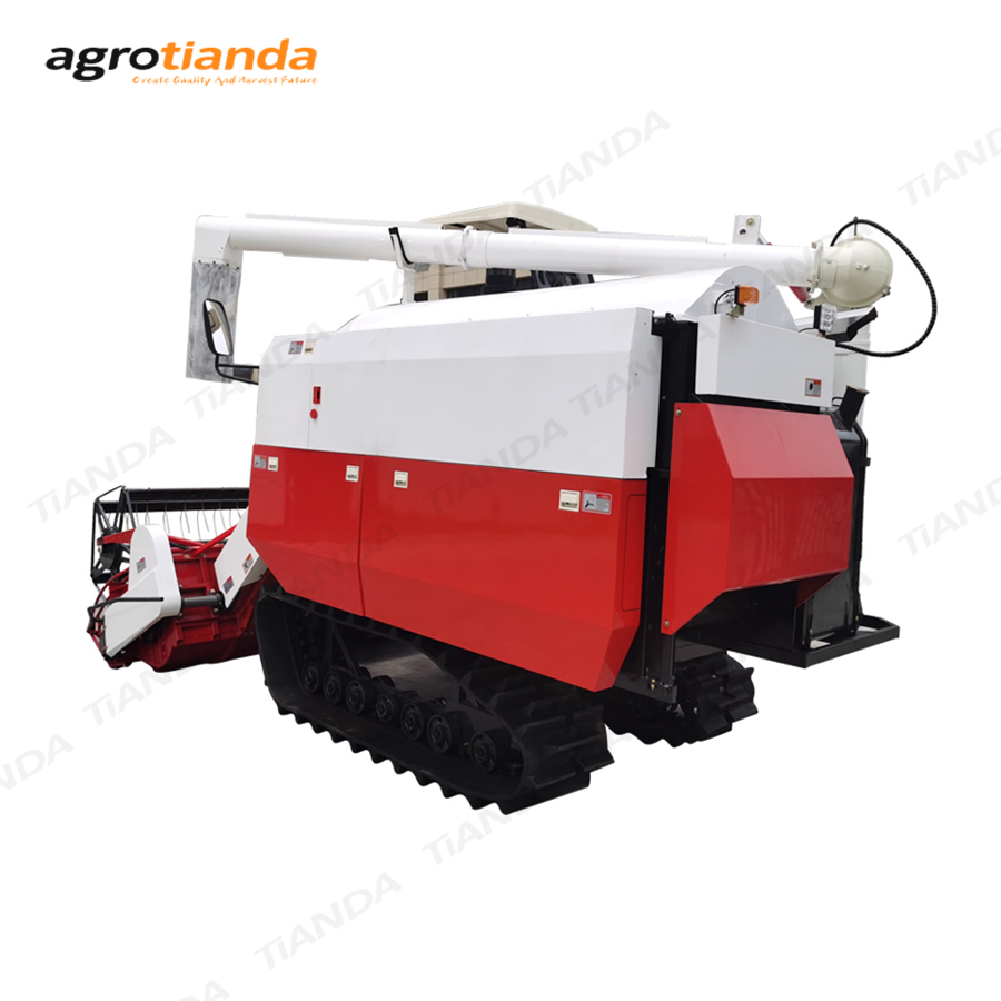 110HP corn harvester corn maize harvesting machine – agro-tianda